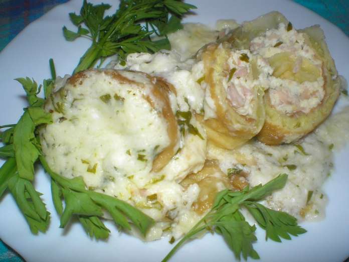 Kaserola sa rolovanim tikvicama | Recepti